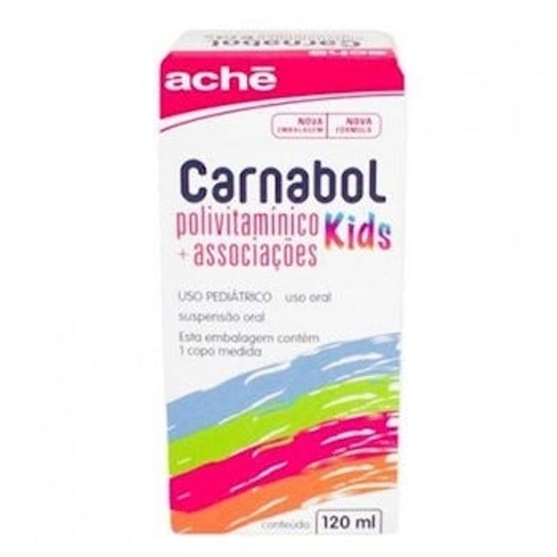 Carnabol Kids Suspensão Oral Frasco 120ml - Farma Conde