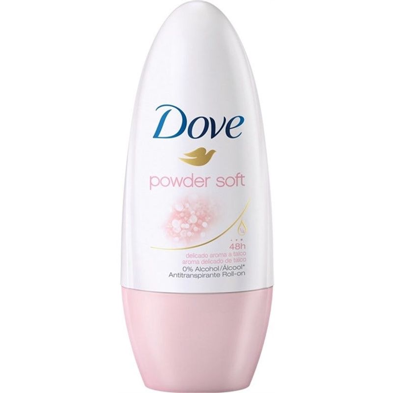 Desodorante Dove Rollon Feminino Powder Soft 50ml - Farma Conde