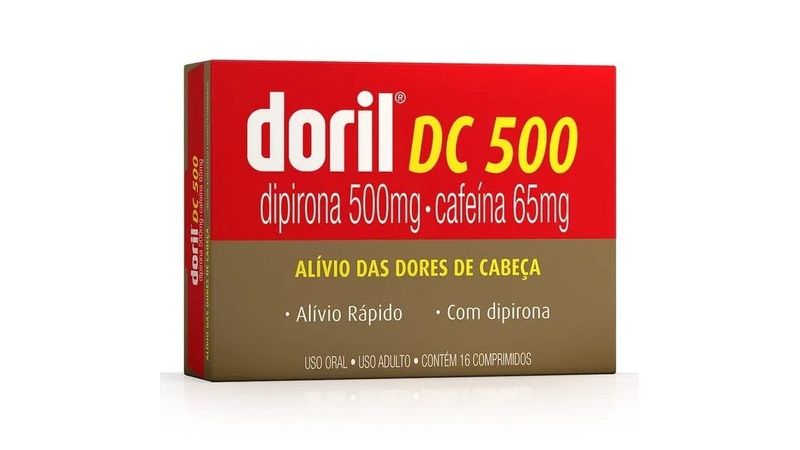 Doril DC Dor de Cabeça Caixa 16 Comprimidos - Farma Conde