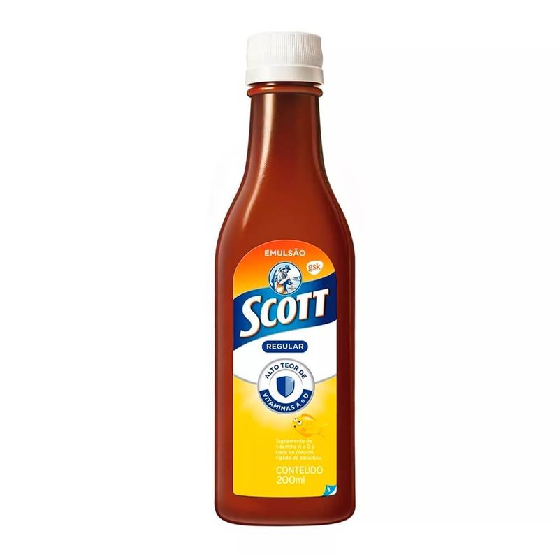 Emulsão Scott Tradicional Frasco 200ml - Farma Conde