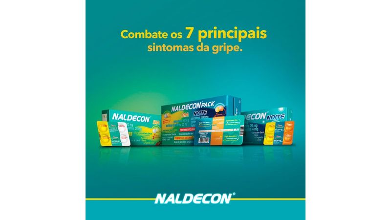 Naldecon Dia Caixa 24 Comprimidos - Farma Conde