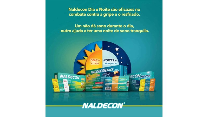 Naldecon Dia Caixa 24 Comprimidos - Farma Conde