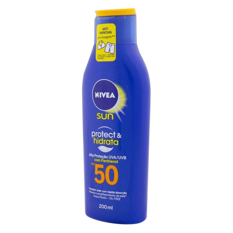 Protetor Solar Nivea Sun Light Feeling FPS50 Frasco 200ml - Farma Conde