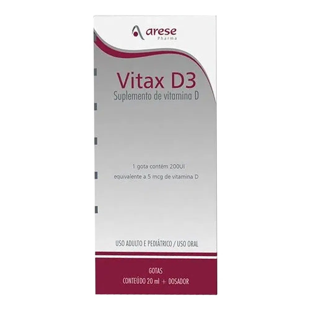 Vitax D3 200UI Gotas Frasco 20ml - Farma Conde