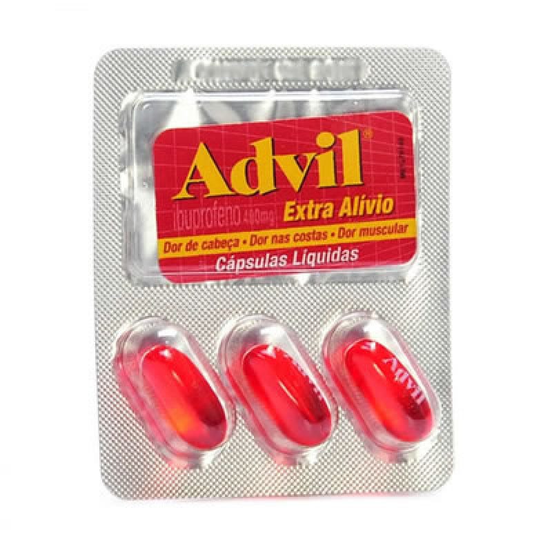 Advil 400mg Extra Alívio Blíster 3 Cápsulas - Farma Conde