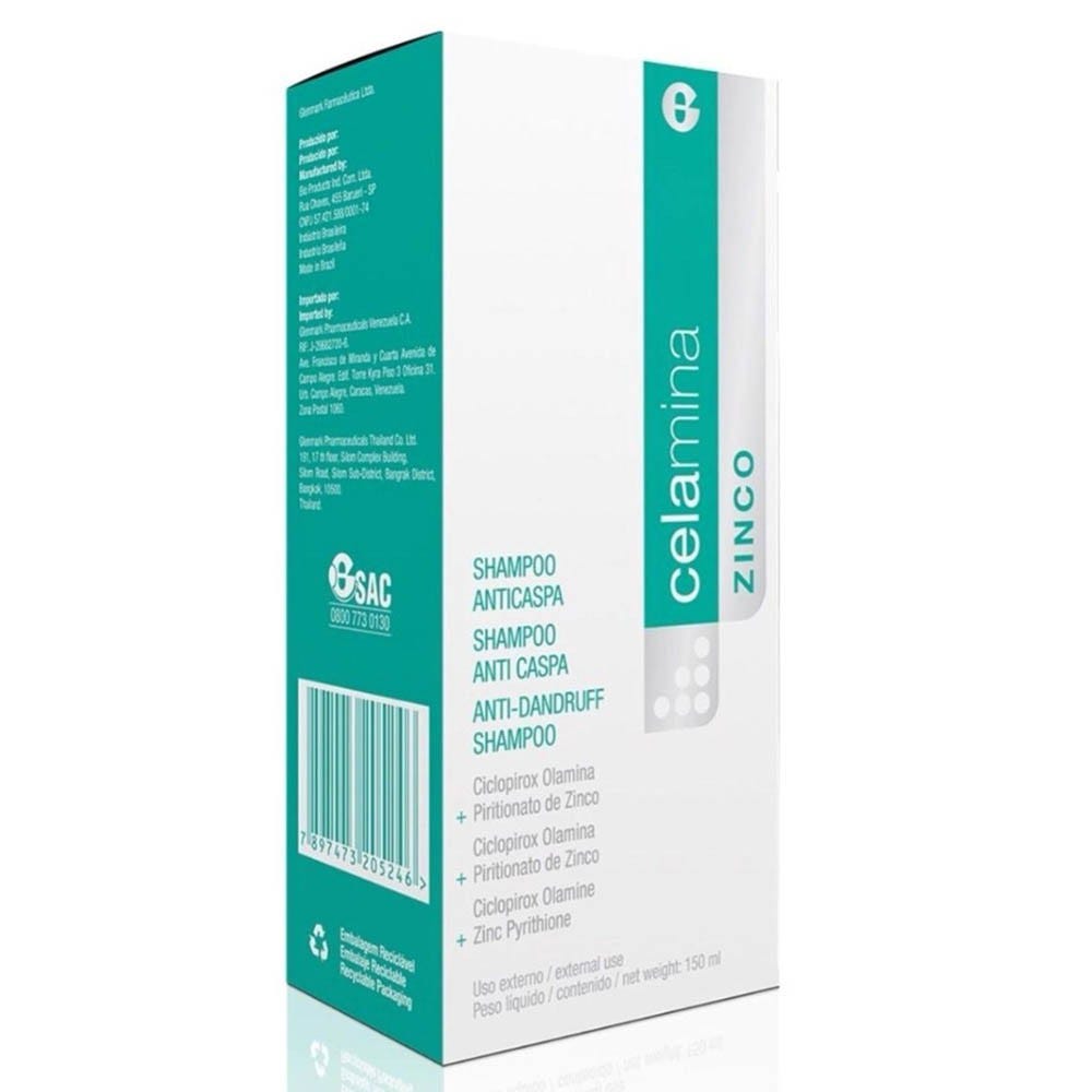 Celamina Zinco Shampoo 150ml - Farma Conde