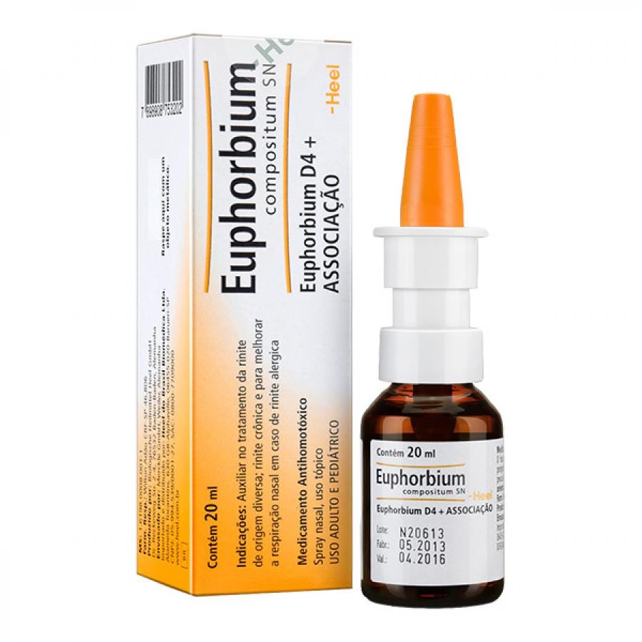 Euphorbium Spray Nasal Heel Frasco 20ml - Farma Conde