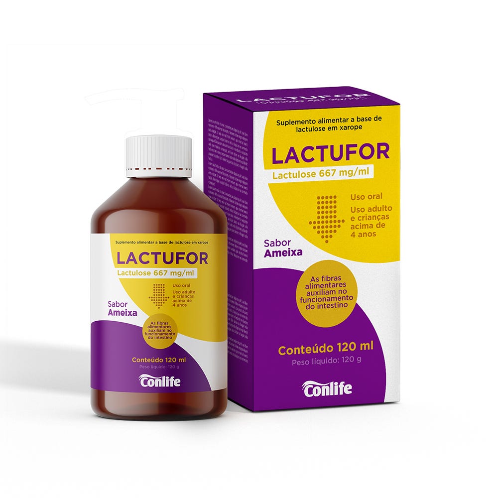 Lactufor Ameixa Frasco 120ml - Farma Conde
