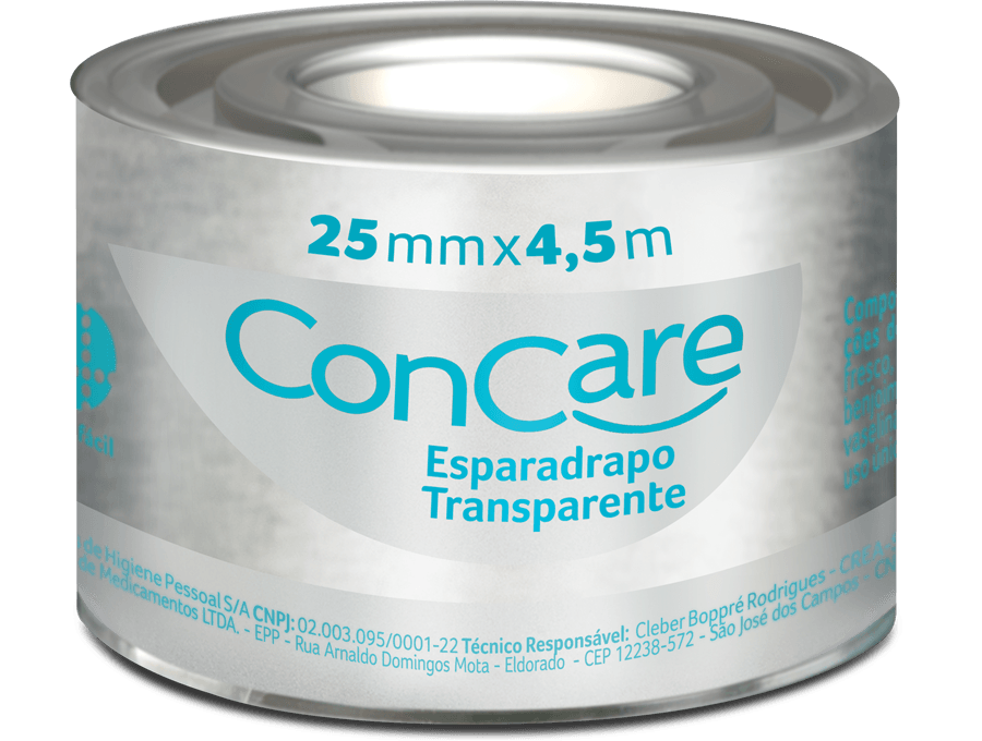 Esparadrapo Concare Transparente 2,5cm x 4,5m - Farma Conde