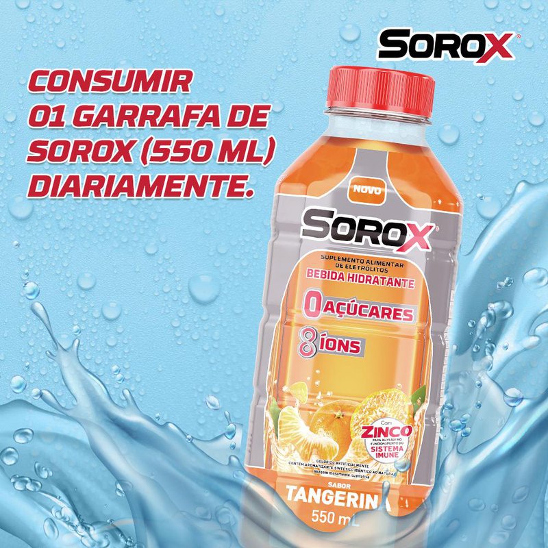 Sorox Sabor Tangerina Frasco 550ml - Farma Conde