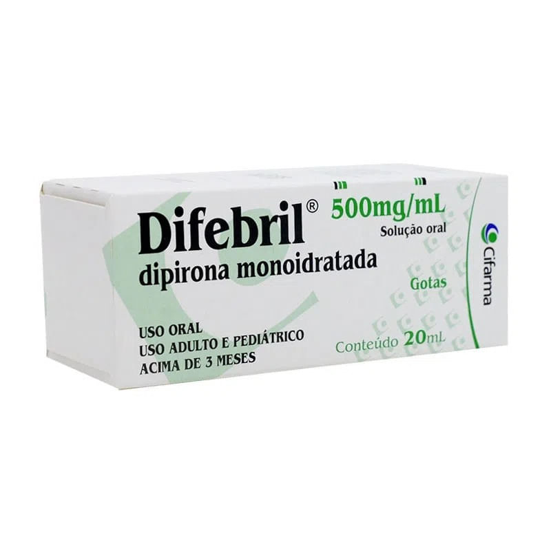 Difebril 500mg/ml Gotas Frasco 20ml - Farma Conde