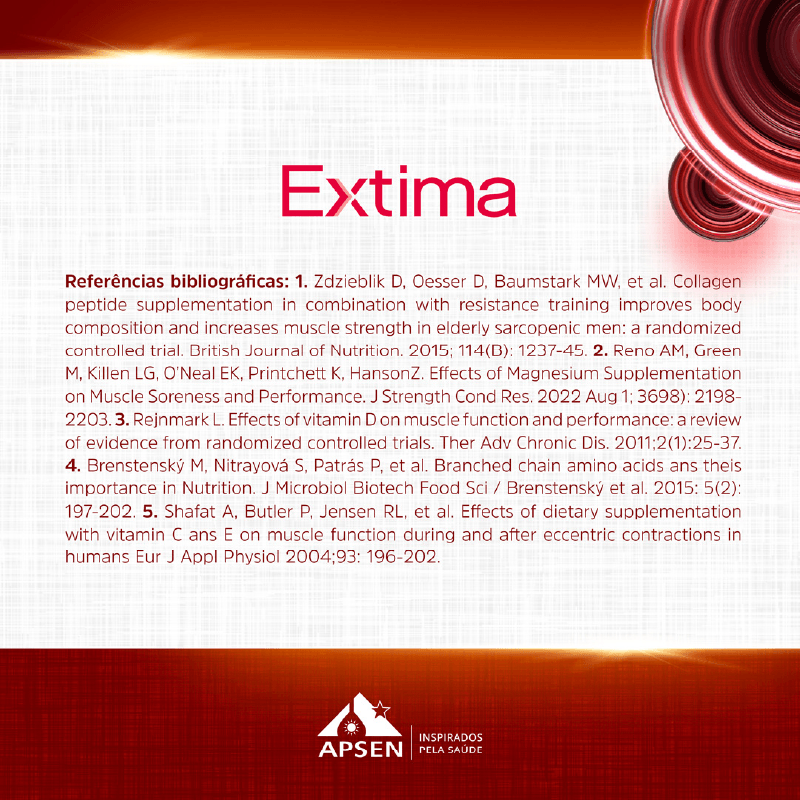 Extima Sabor Baunilha Nova Fórmula 30 Sachês 20g - Farma Conde