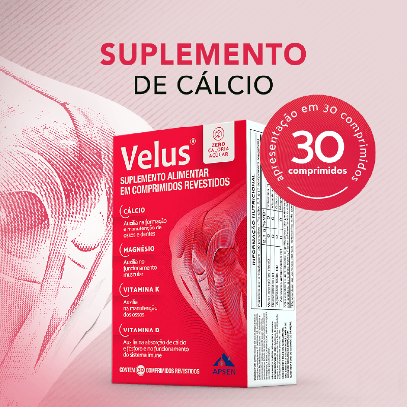 Velus Mag Caixa 30 Comprimidos - Farma Conde