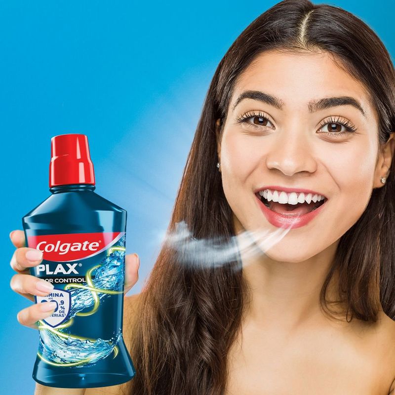 Enxaguatório Bucal Colgate Plax Odor Control Sem Álcool 500ml - Farma Conde
