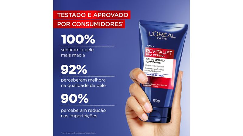Gel de Limpeza Facial Suavizante L'Oréal Revitalift Pro-Retinol 150g ... Gel de Limpeza Facial Suavizante L'Oréal Revitalift Pro-Retinol 150g ...