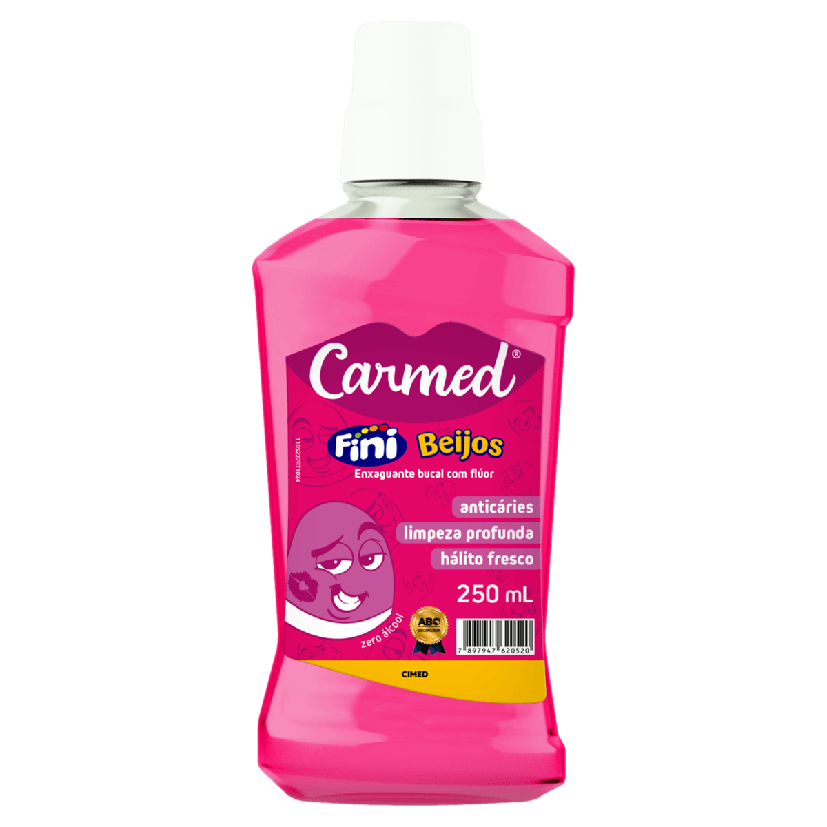 Enxaguatório Bucal Carmed Fini Beijos 250ml - Farma Conde