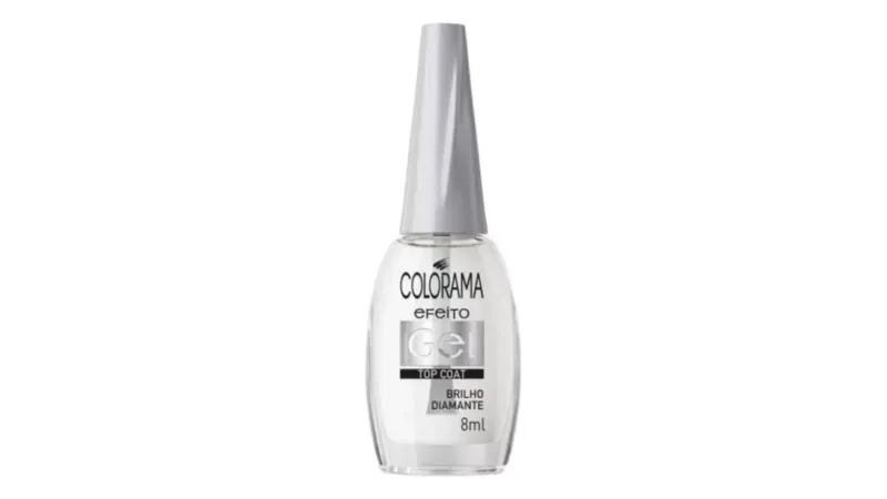 Esmalte Colorama Efeito Gel Top Coat Brilho Diamente 8ml - Farma Conde