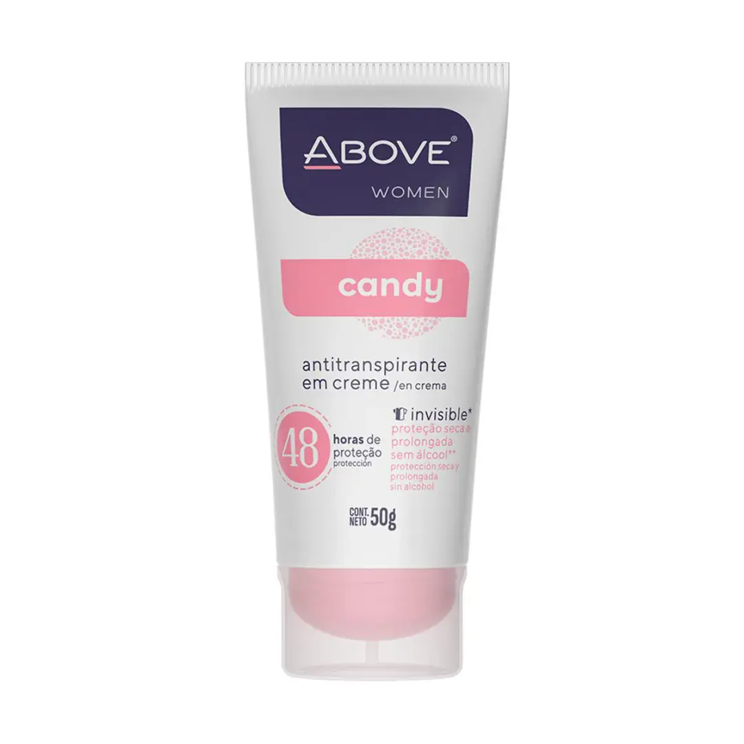 Desodorante Above Creme Women Candy 48h 50g - Farma Conde