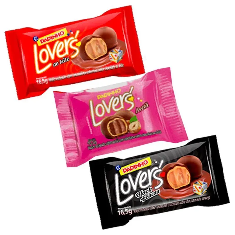 Bombom Dadinho Lovers Avelã 16,5g - Farma Conde